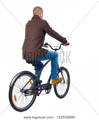 Back View Man Bicycle Image & Photo (Free Trial) | Bigstock