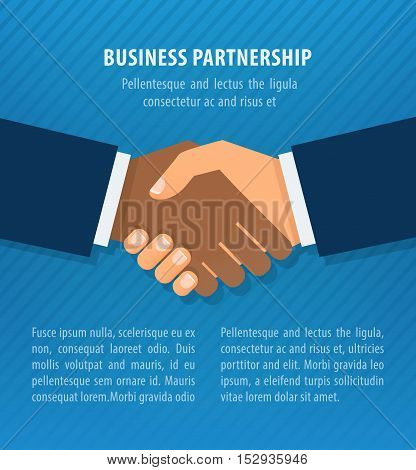 Blue Handshake Vector & Photo (Free Trial) | Bigstock
