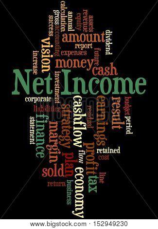 Net Income, Word Cloud Image & Photo (Free Trial) | Bigstock