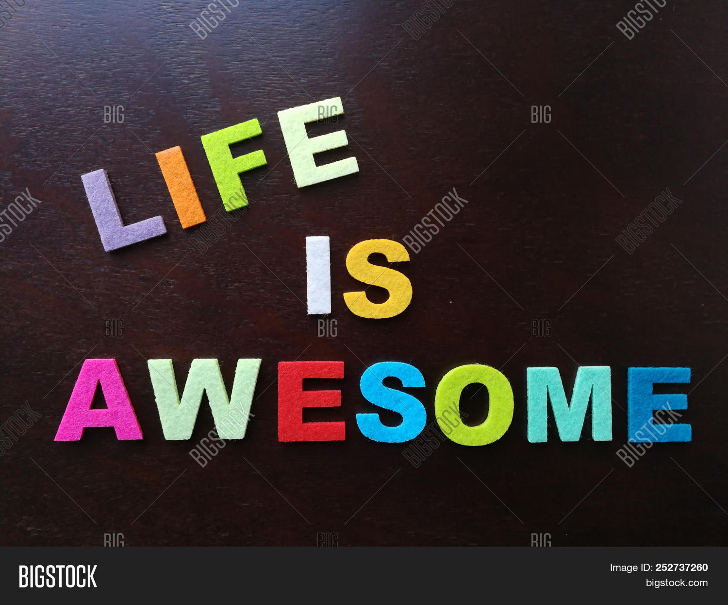 Life Awesome, Colorful Image & Photo (Free Trial) | Bigstock