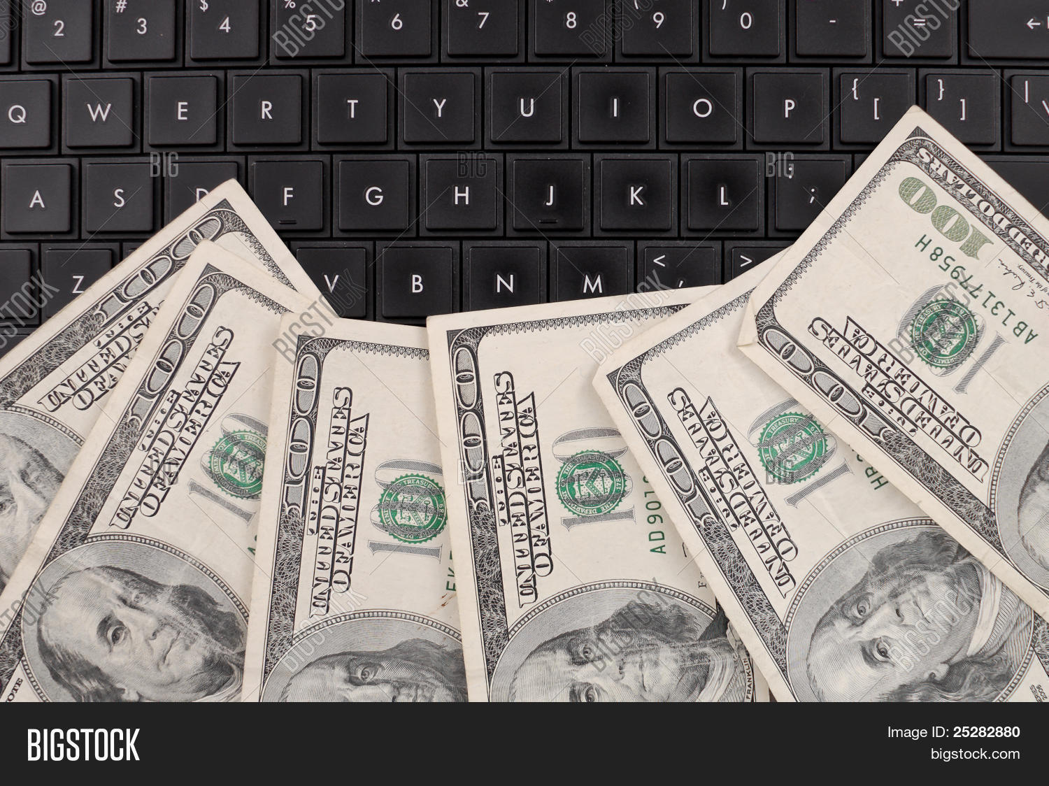 Money On Computer Image & Photo (Free Trial) | Bigstock