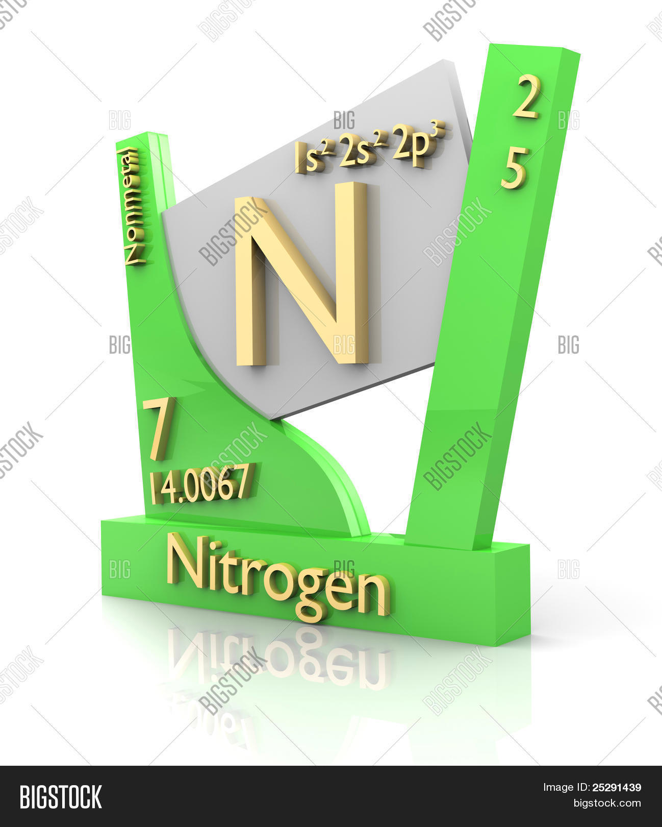 Nitrogen Form Periodic Image & Photo (Free Trial) | Bigstock