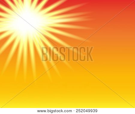 Sun Rising Sun. Vector & Photo (Free Trial) | Bigstock