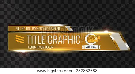Video Headline Title Vector & Photo (Free Trial) | Bigstock