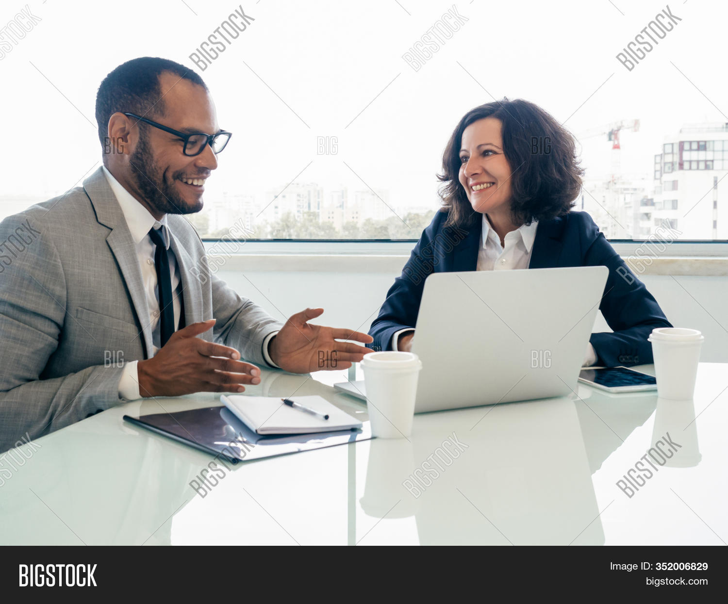 Happy Coworkers Image & Photo (Free Trial) | Bigstock