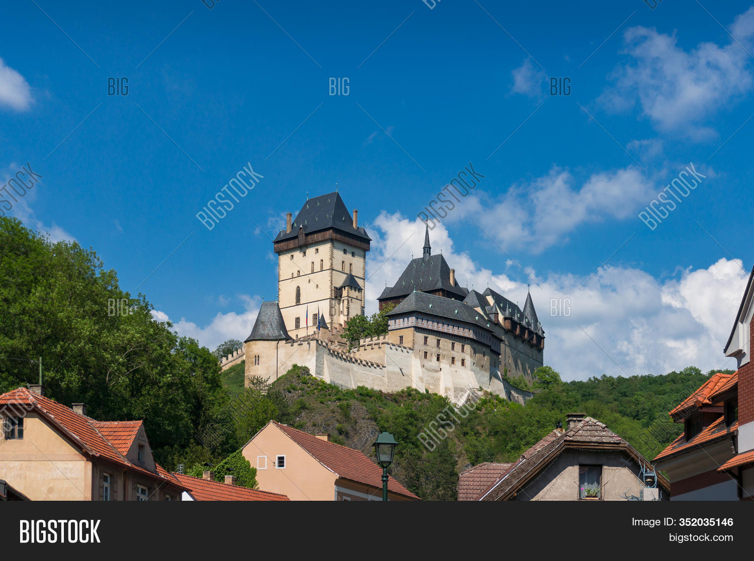 Karlstein Castle. Image & Photo (Free Trial) | Bigstock