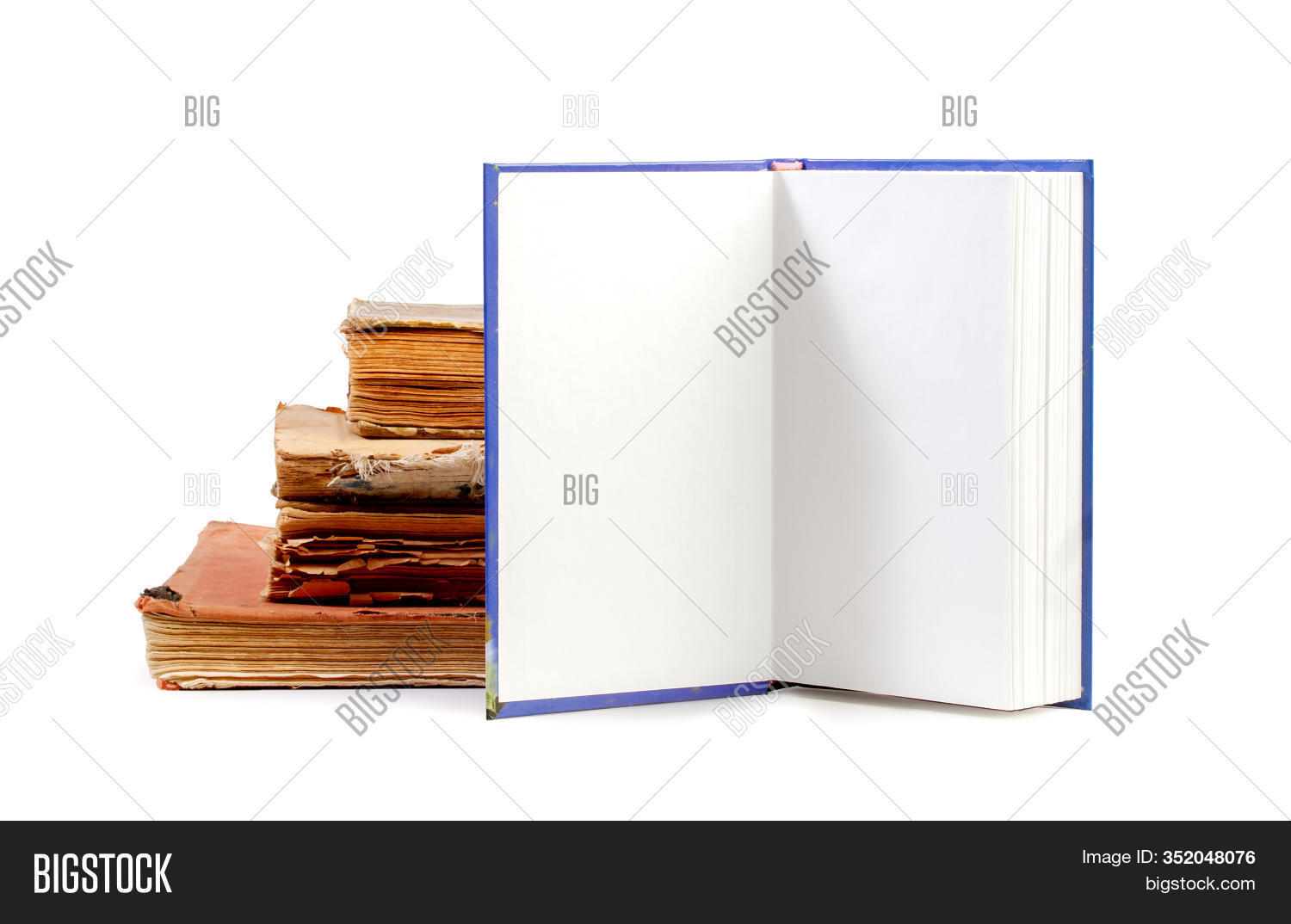 New Open Book Empty Image & Photo (Free Trial) | Bigstock