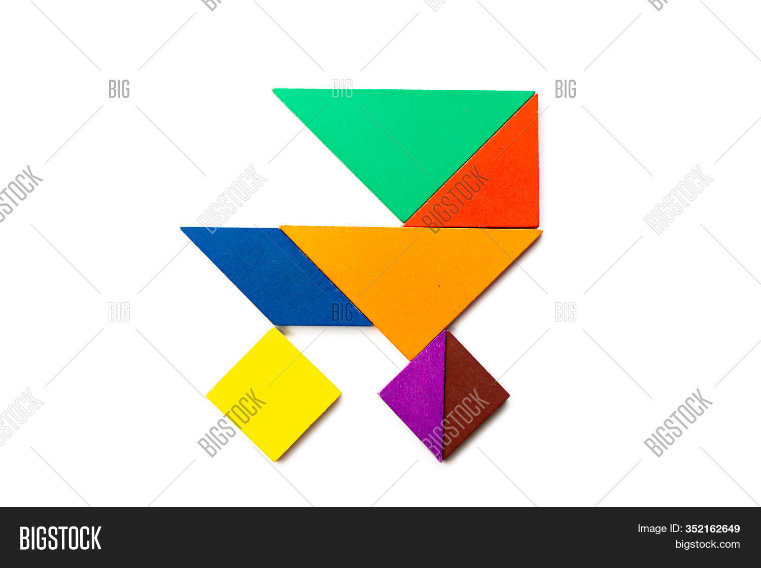 Color Wood Tangram Image & Photo (Free Trial) | Bigstock