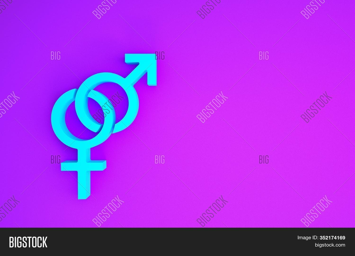 Blue Gender Icon Image & Photo (Free Trial) | Bigstock