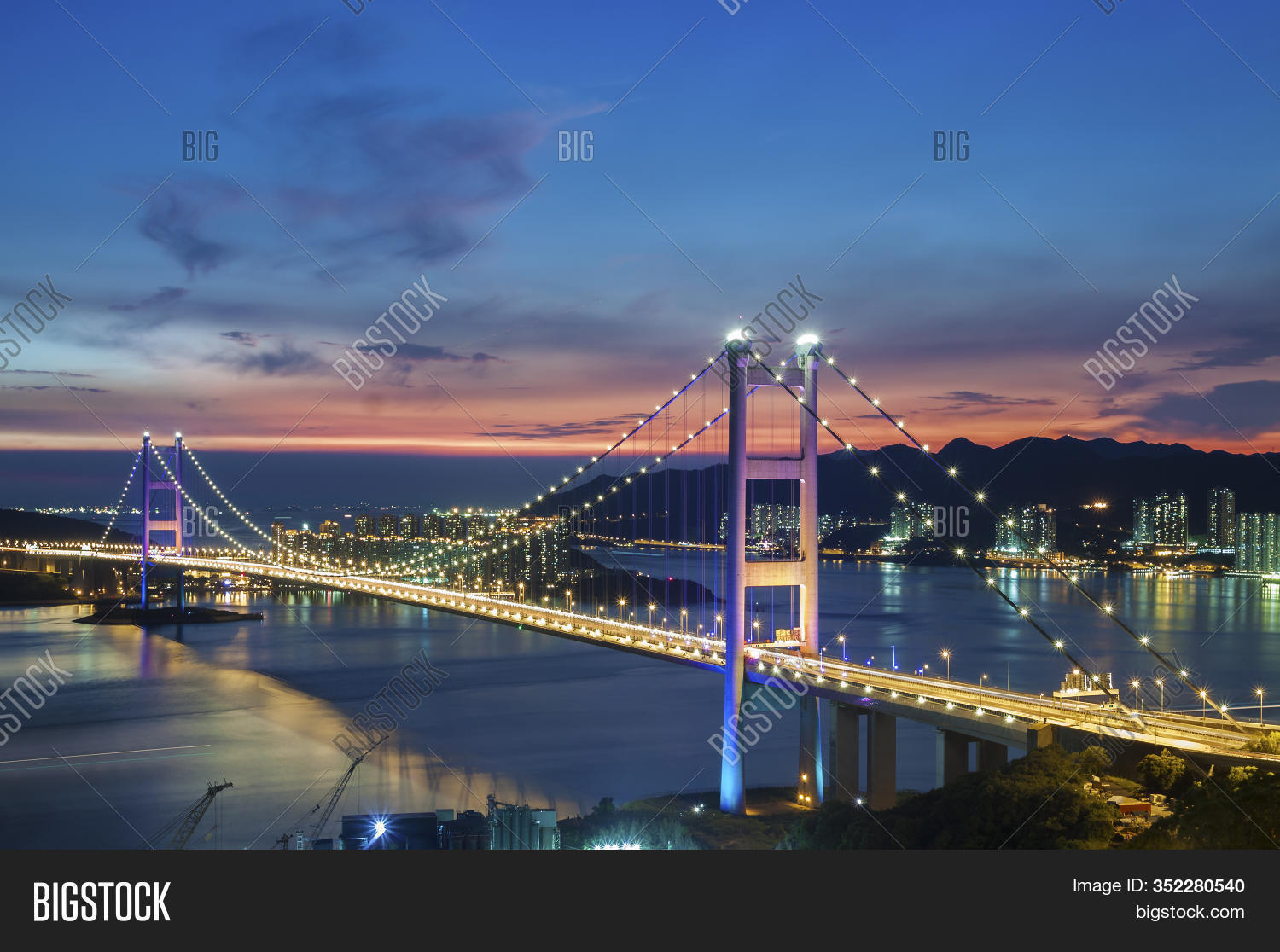 Tsing Ma Bridge Hong Image & Photo (Free Trial) | Bigstock
