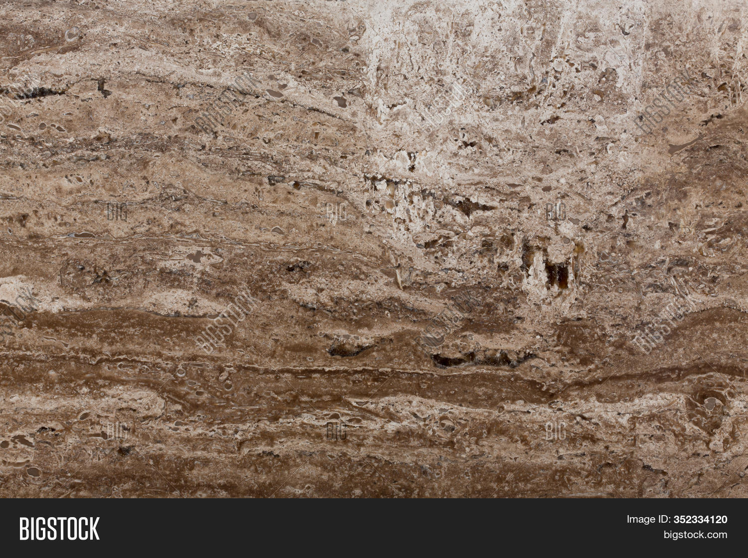 Dark Brown Travertine Image & Photo (Free Trial) | Bigstock