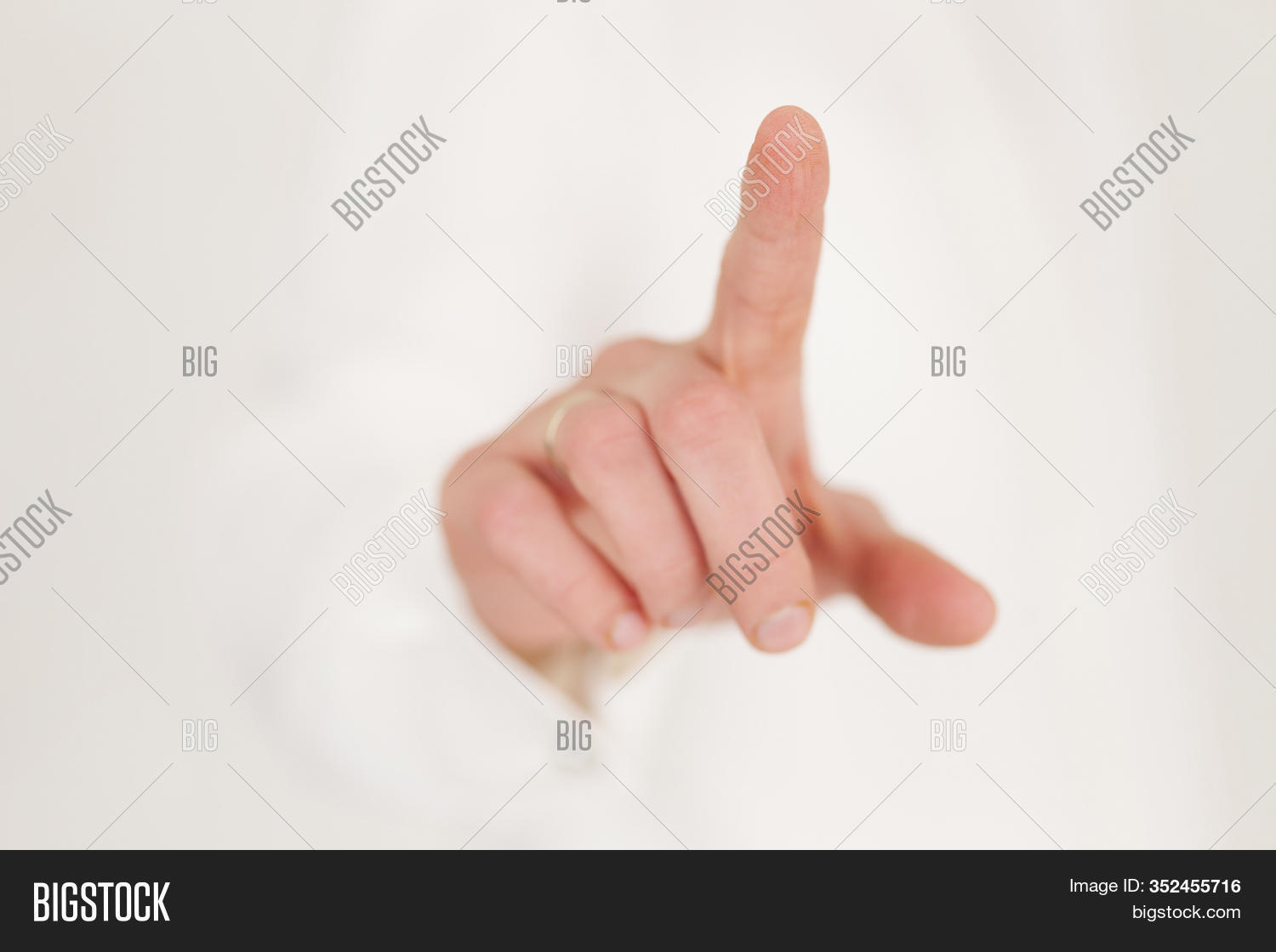 Index Finger Right Image & Photo (Free Trial) | Bigstock