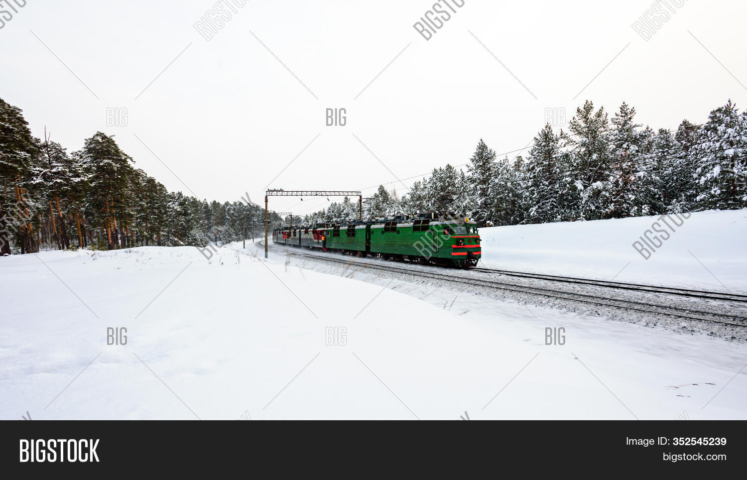 Green Train Passes Image & Photo (Free Trial) | Bigstock