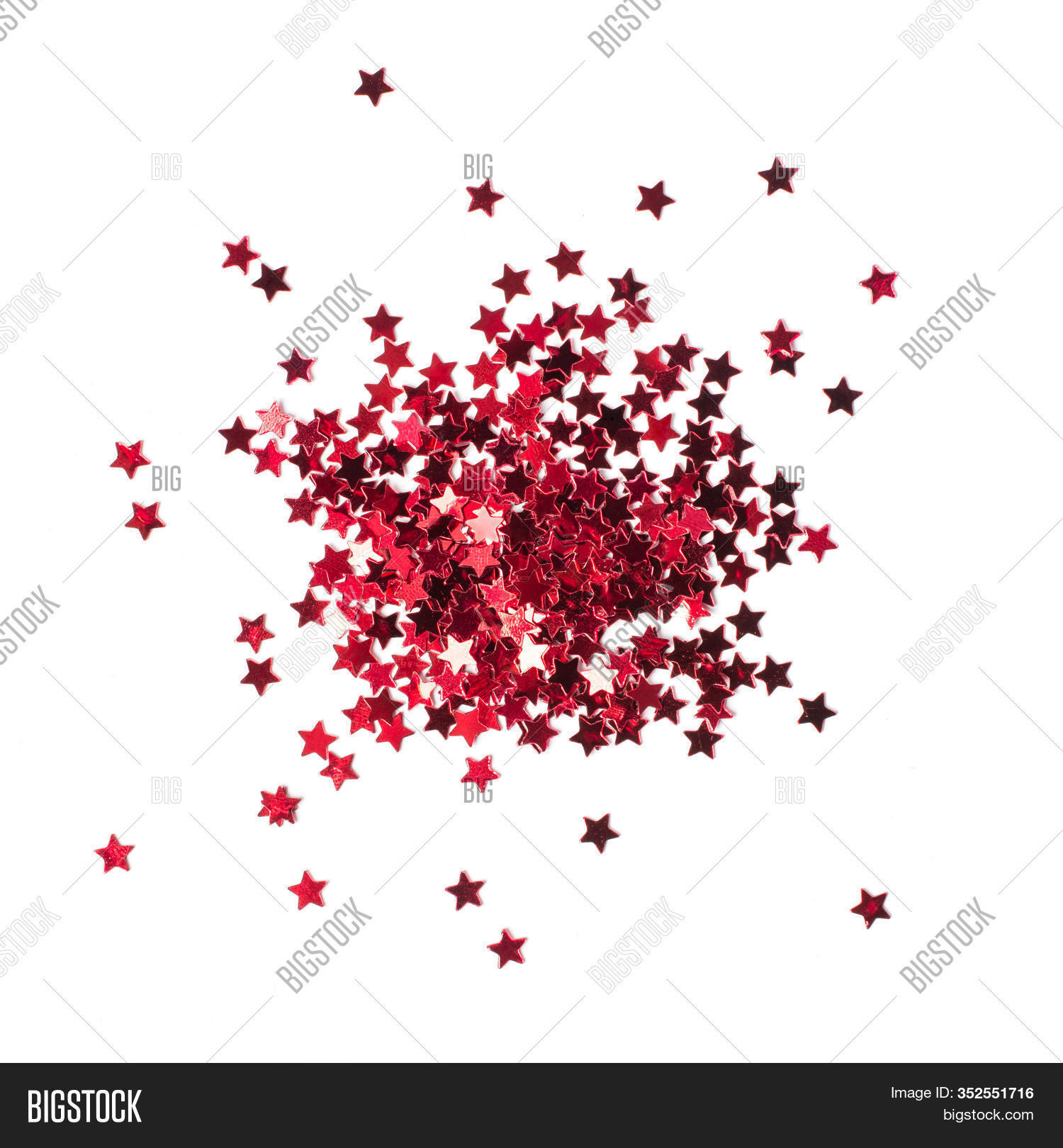 Bright Red Confetti Image & Photo (Free Trial) | Bigstock