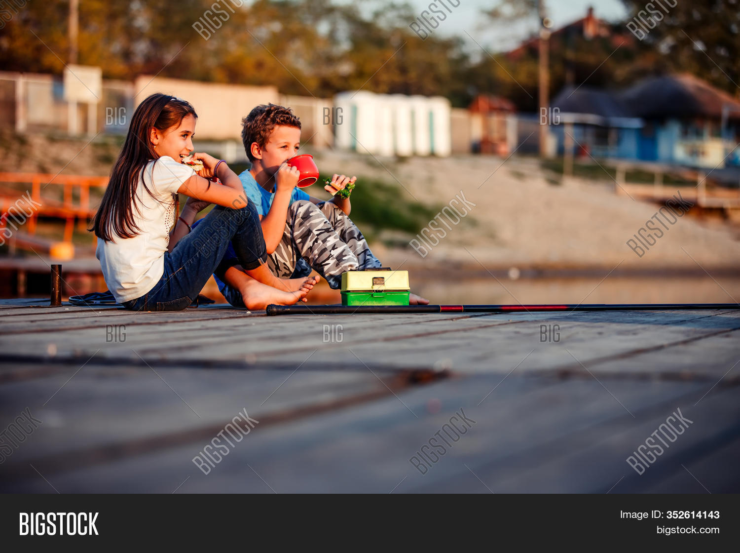 Boy Talking To His Friend