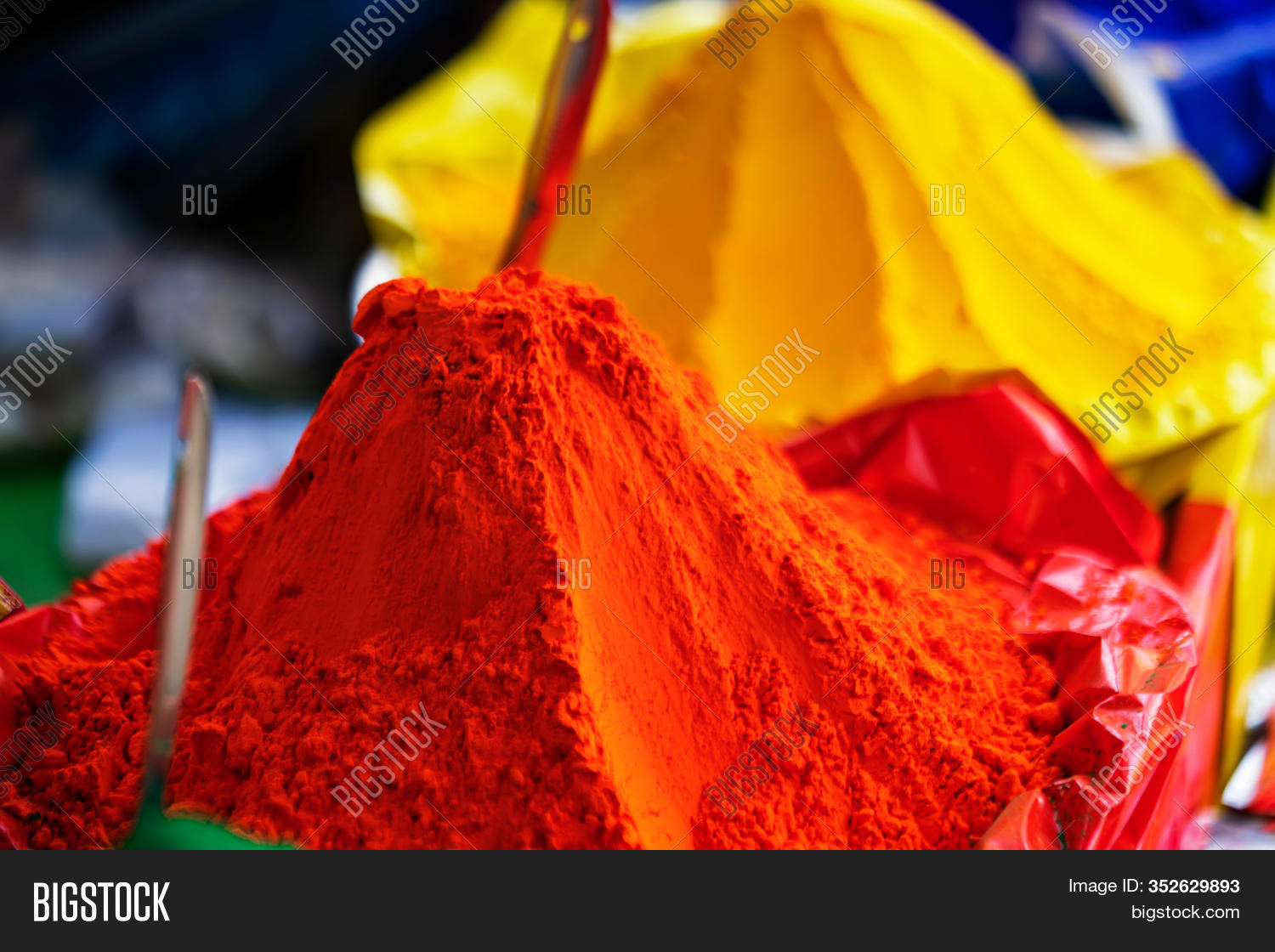 Orange Color Holi Image & Photo (Free Trial) | Bigstock