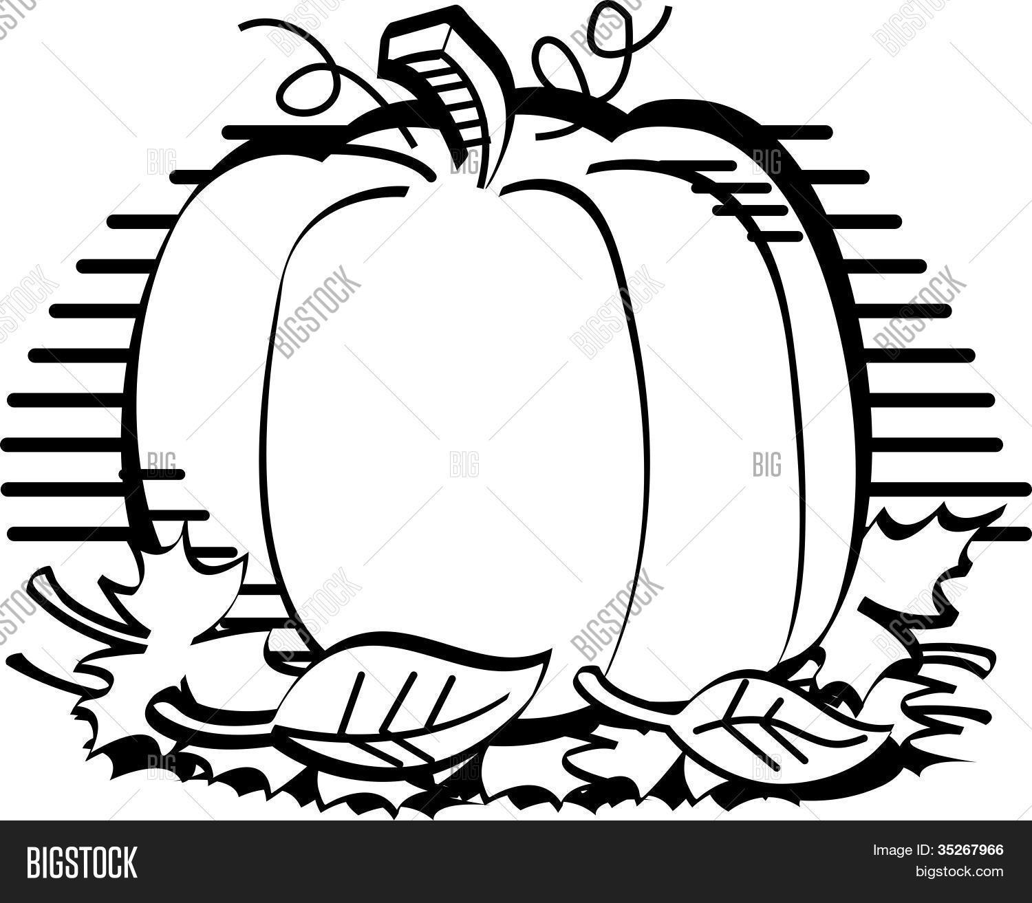 Pumpkin Clip Art Vector & Photo (Free Trial) | Bigstock
