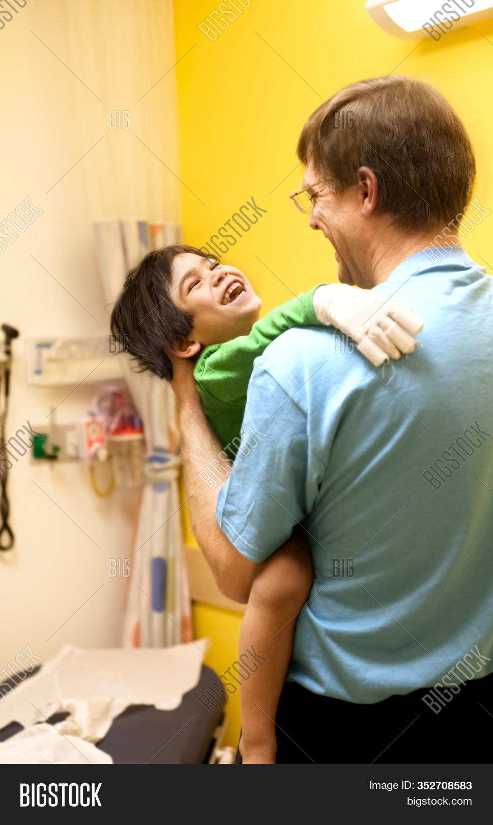 Father Holding Sick Image & Photo (Free Trial) | Bigstock