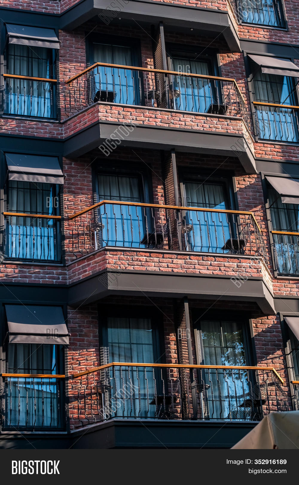Facade Old Red Brick Image & Photo (Free Trial) | Bigstock