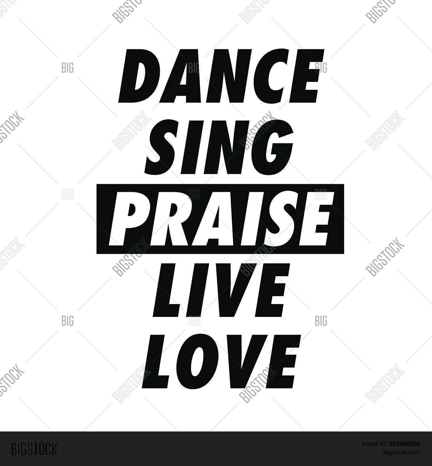 Dance, Sign, Praise, Vector & Photo (Free Trial) | Bigstock