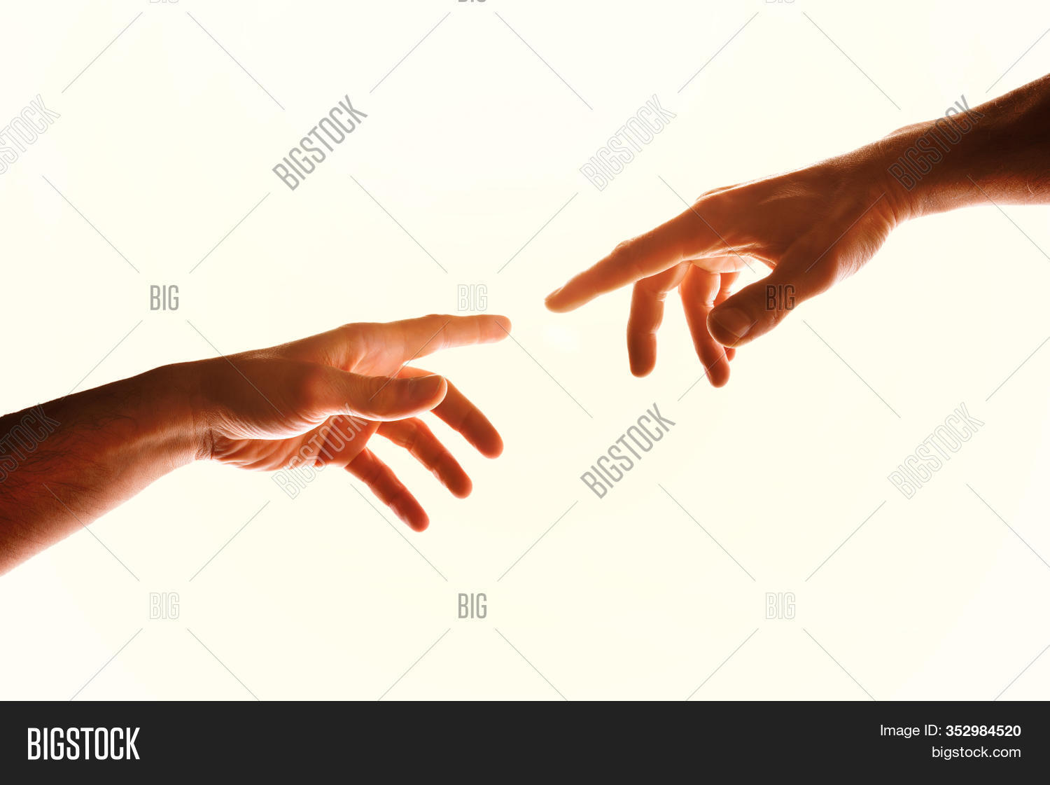 Two Hands Fingers That Image & Photo (Free Trial) | Bigstock