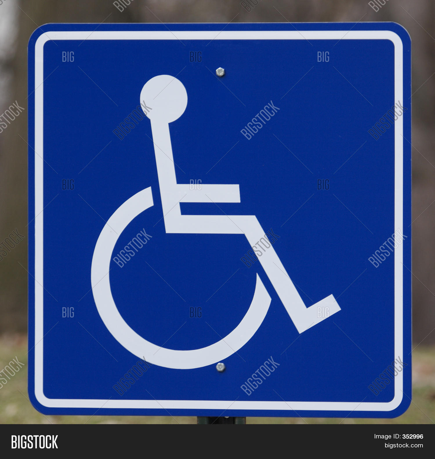 Handicap Sign Image & Photo (Free Trial) | Bigstock