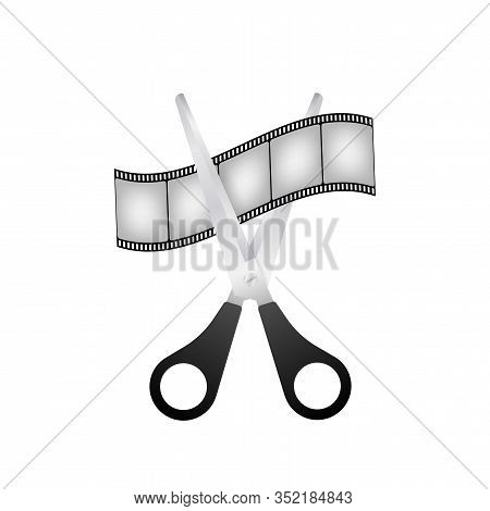 Scissors Film Strip Vector & Photo (Free Trial) | Bigstock
