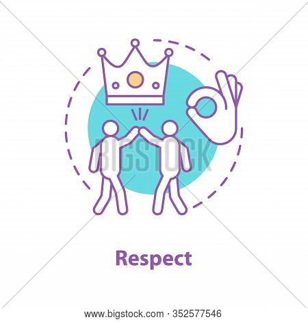 Respect Concept Icon Vector & Photo (Free Trial) | Bigstock