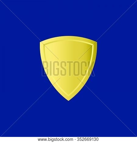 Gold Shield Navy Blue Vector & Photo (Free Trial) | Bigstock