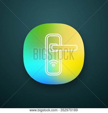 Nfc Door Lock App Vector & Photo (Free Trial) | Bigstock