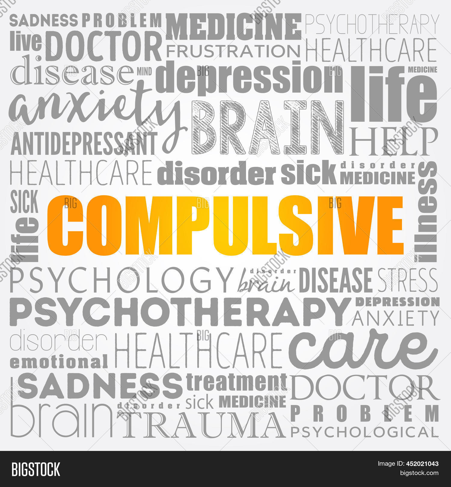 Compulsive Word Cloud Image & Photo (Free Trial) | Bigstock