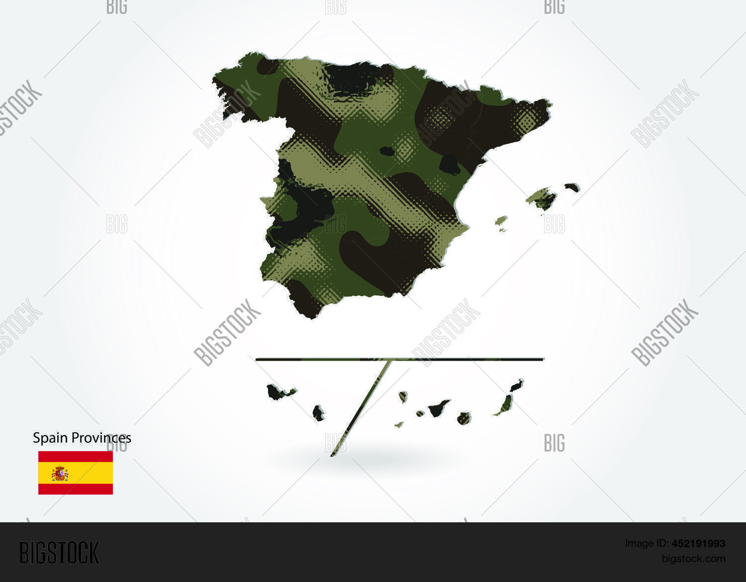 Spain Provinces Map Vector & Photo (Free Trial) | Bigstock