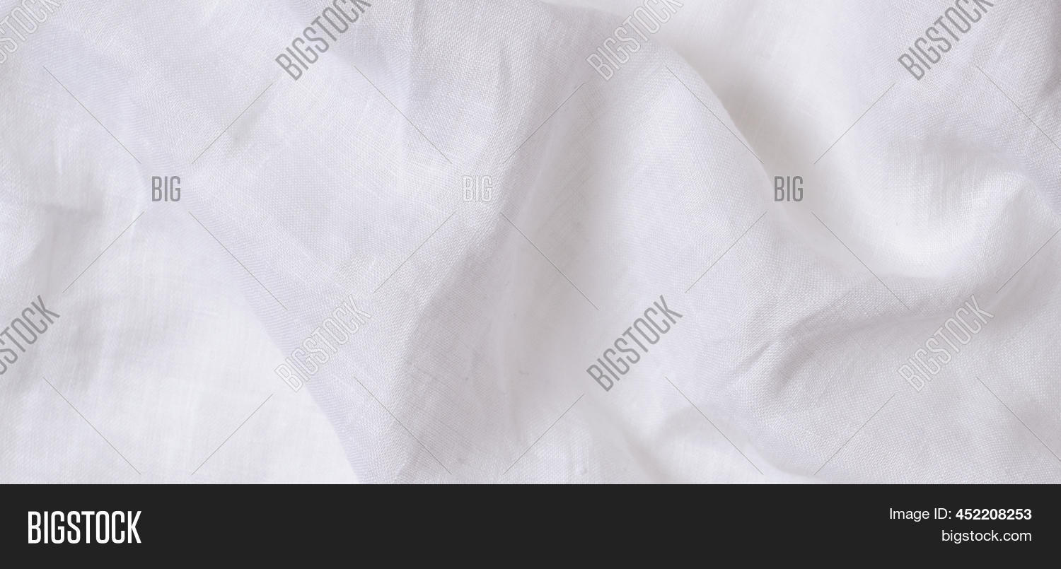 White Crumpled Linen Image & Photo (Free Trial) | Bigstock