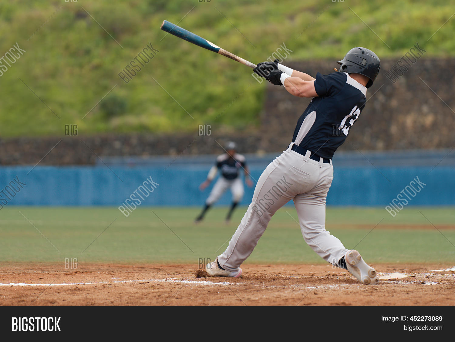 Baseball Players In Action