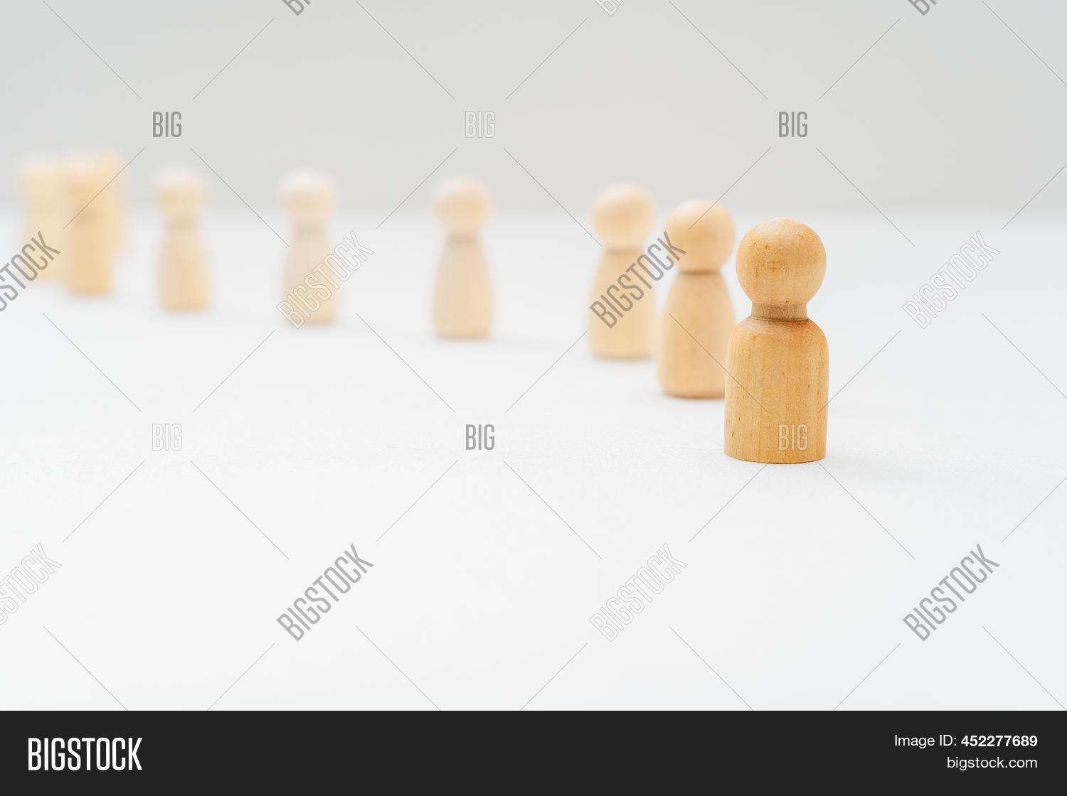 Follow Leader. Wooden Image & Photo (Free Trial) | Bigstock