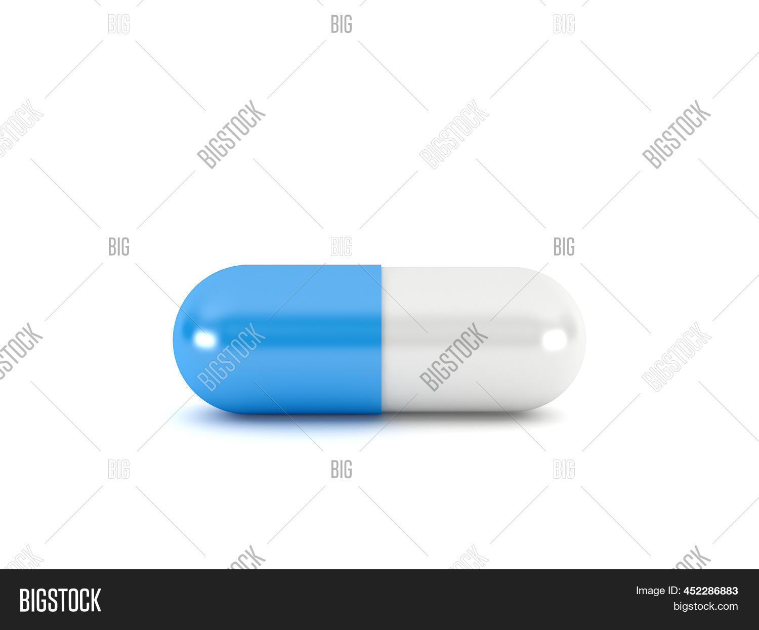 Blue Pill Capsule Image & Photo (Free Trial) | Bigstock