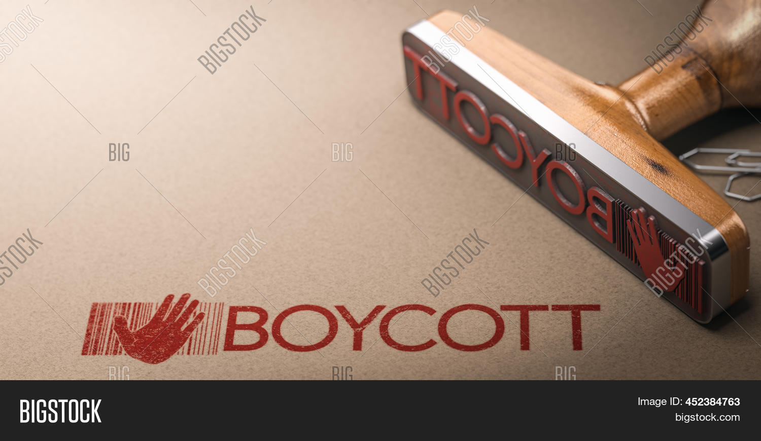 Word Boycott Printed Image & Photo (Free Trial) | Bigstock