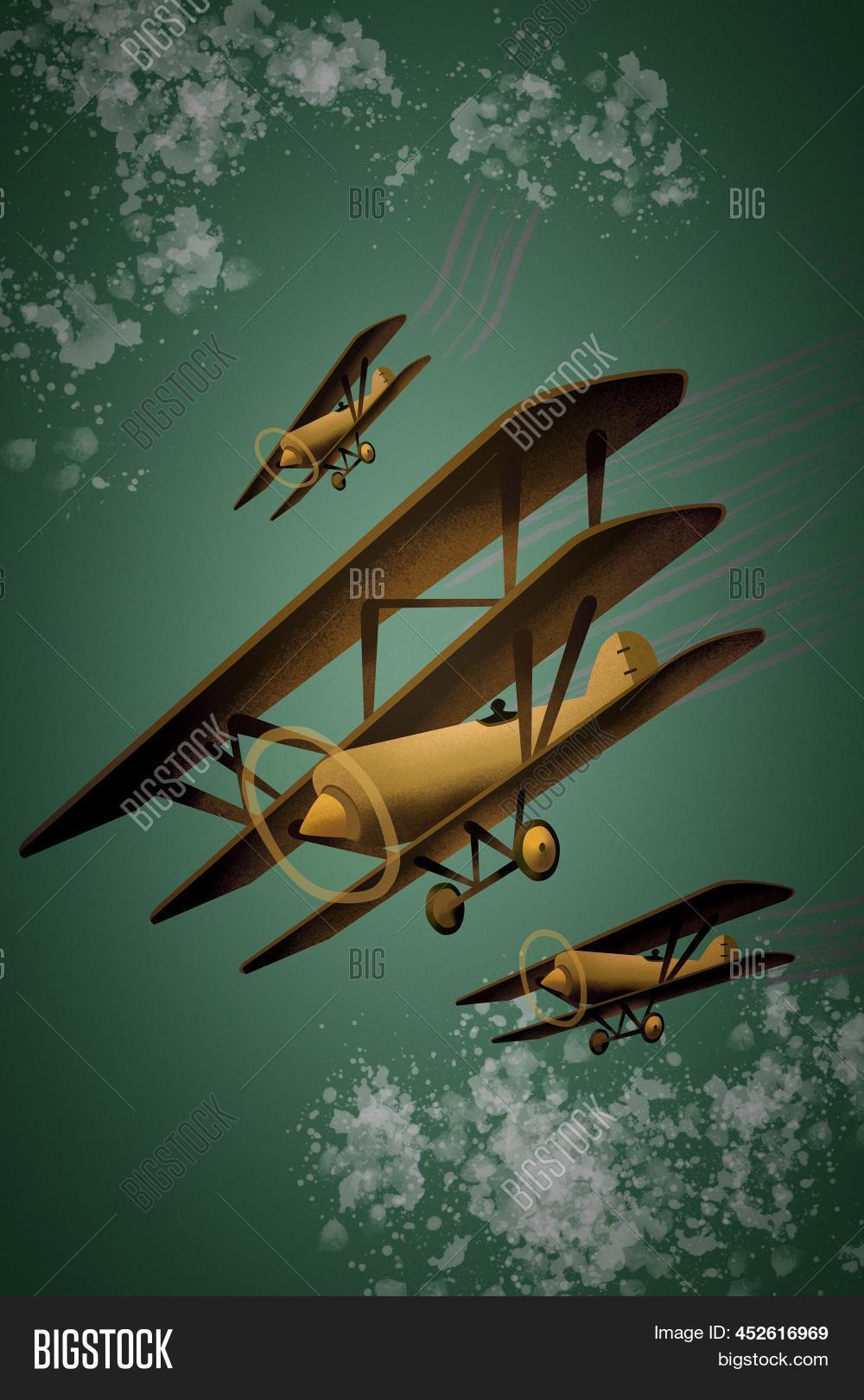 Airplane Triplane Image & Photo (Free Trial) | Bigstock
