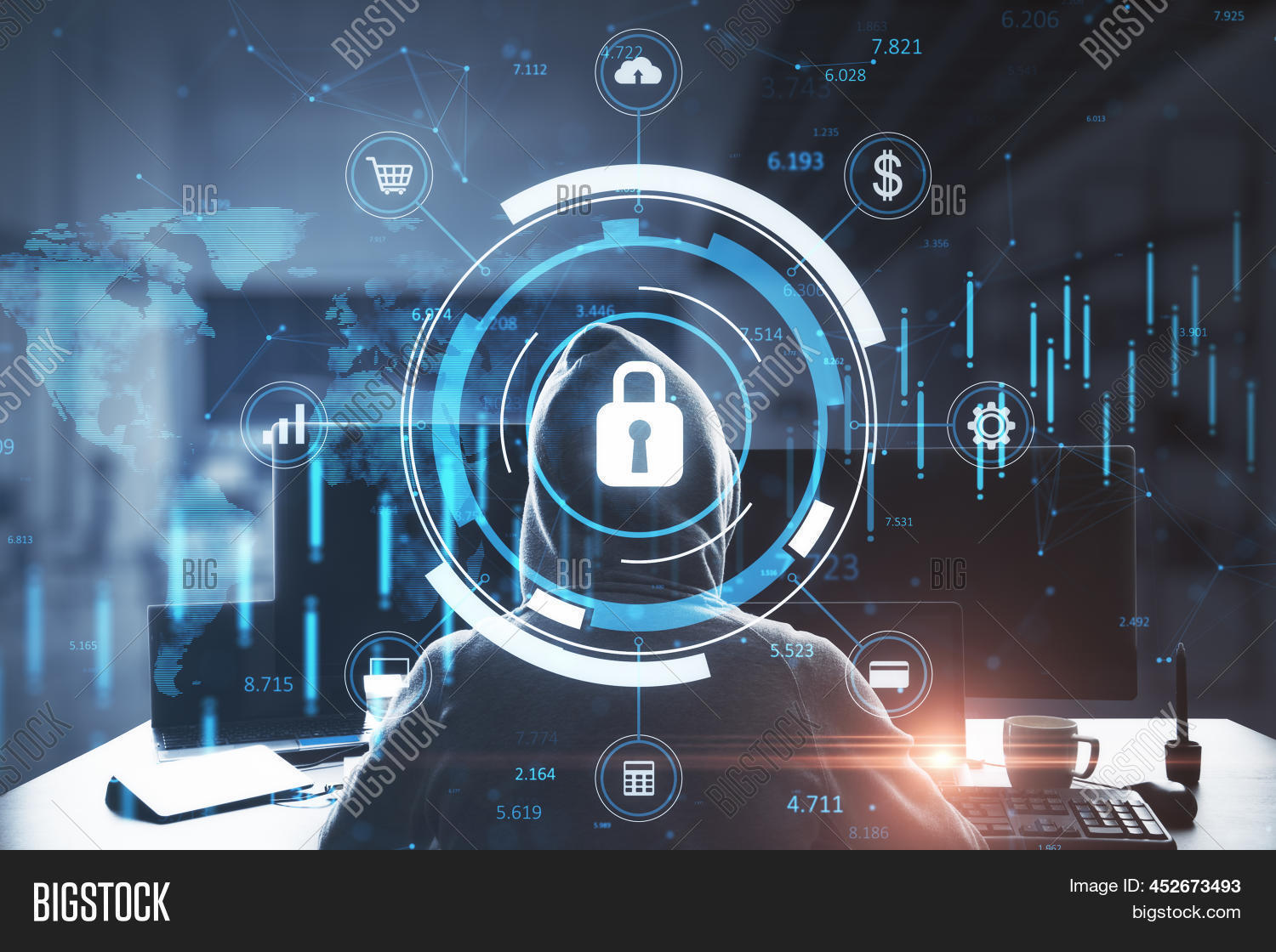 Back View Hacker Image & Photo (Free Trial) | Bigstock