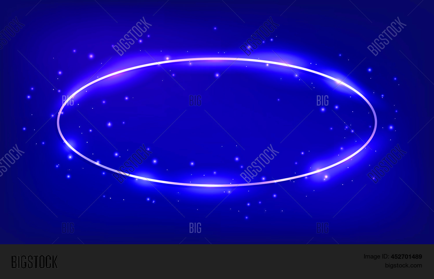 Neon Oval Frame Vector & Photo (Free Trial) | Bigstock