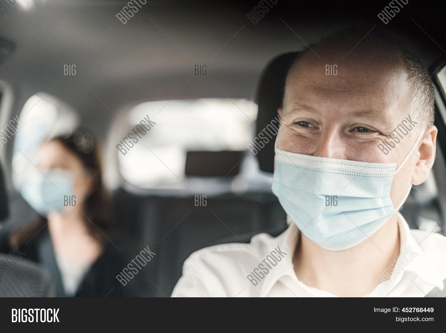 Happy Taxi Driver Image & Photo (Free Trial) | Bigstock