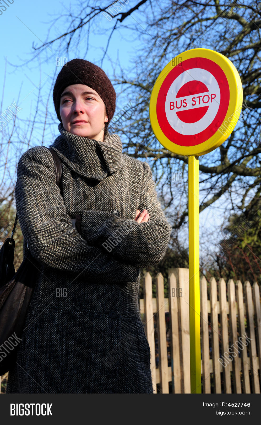 Women Bus Stop Image & Photo (Free Trial) | Bigstock