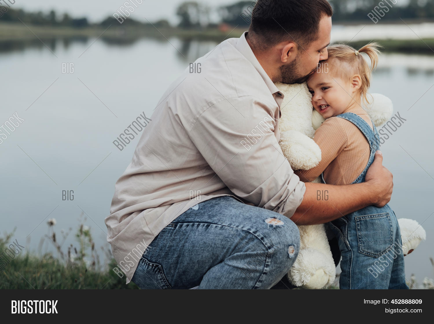 Young Father Hugging Image & Photo (Free Trial) | Bigstock