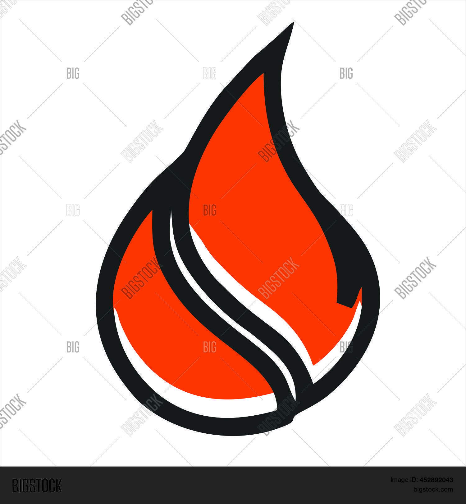 Fire Icon. Fire Icon Vector & Photo (Free Trial) | Bigstock
