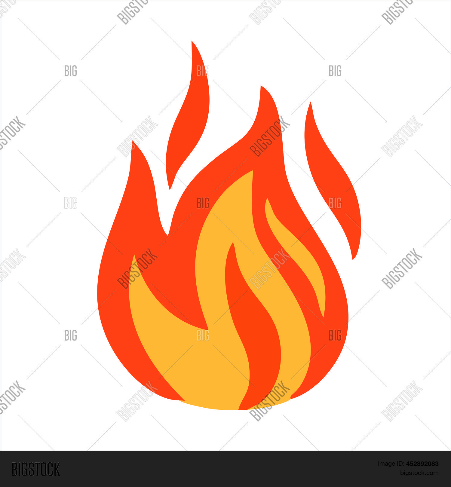 Fire Icon. Fire Icon Vector & Photo (Free Trial) | Bigstock
