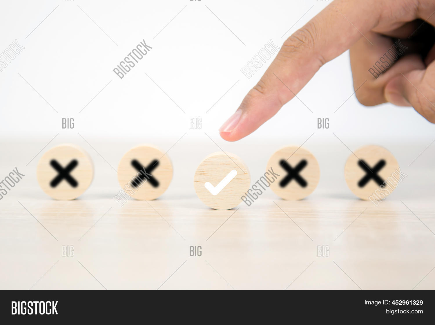 Hand Choose Check Mark Image & Photo (Free Trial) | Bigstock