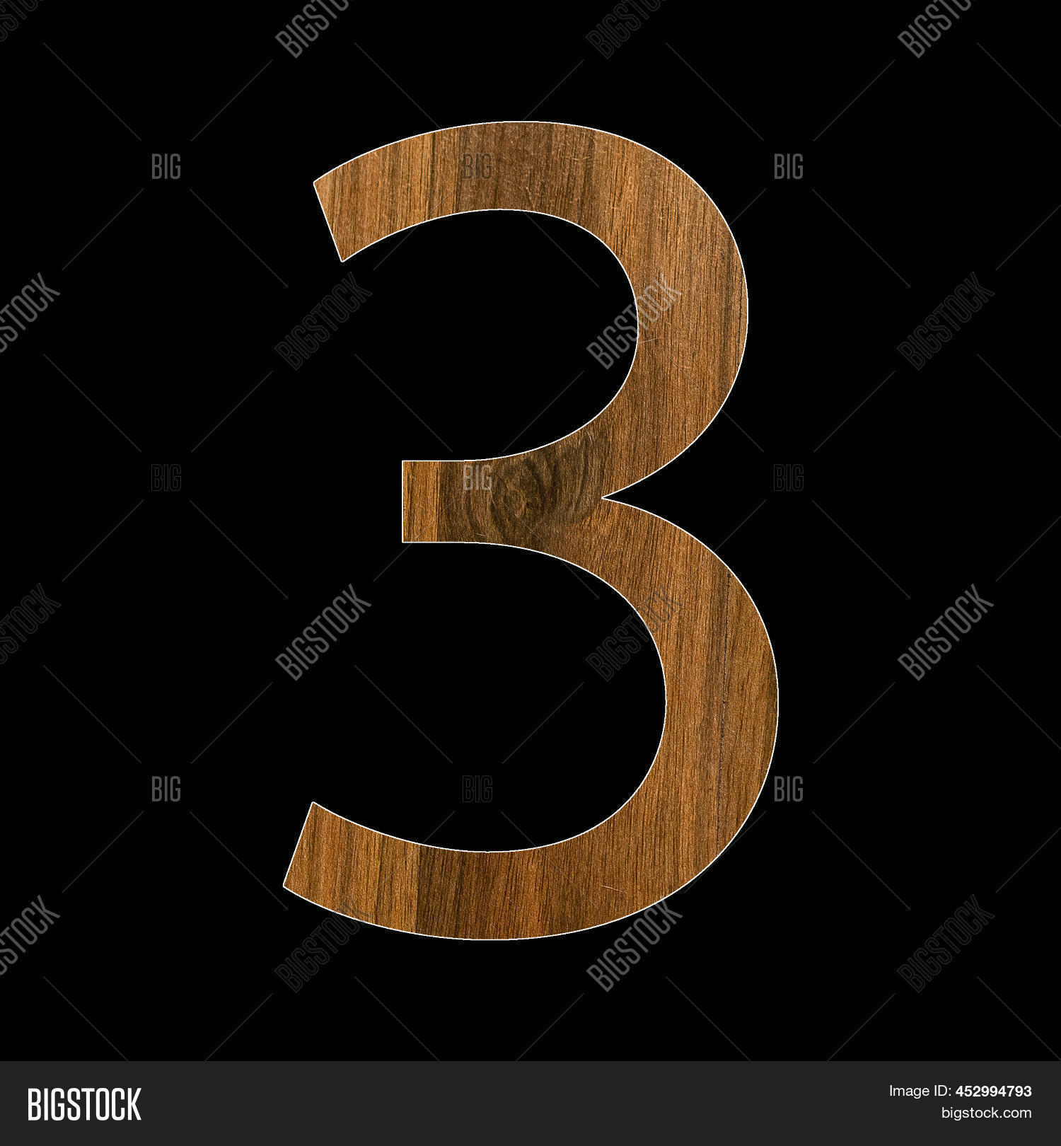 Number 3 Wood Texture Image & Photo (Free Trial) | Bigstock