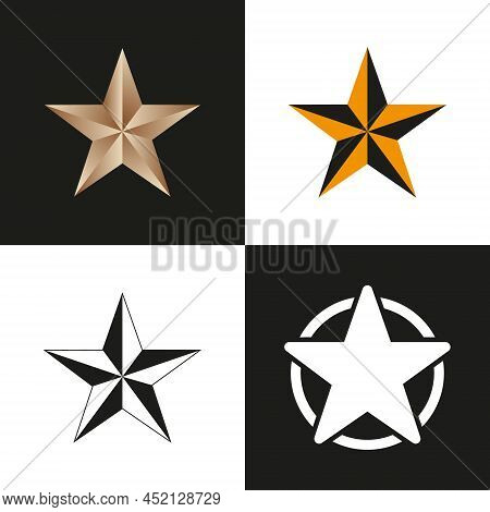 Set Five Star Vector Vector & Photo (Free Trial) | Bigstock