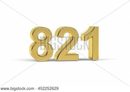 Golden 3d Number 821 Image & Photo (Free Trial) | Bigstock