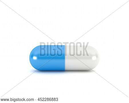 Blue Pill Capsule Image & Photo (Free Trial) | Bigstock